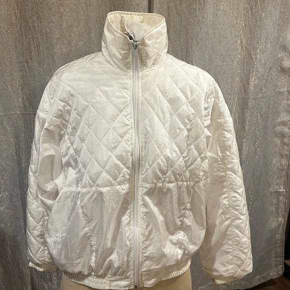 Jackets & Coats | Vintage White Light Weight Puffy Jacket | Poshmark